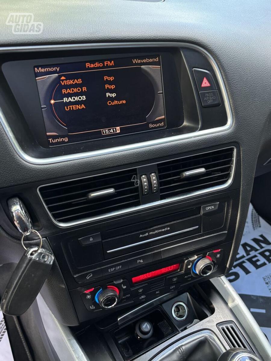 Black Audi Q5 2009 in Utena, with an engine capacity of 2.00 L and mileage of 303 thousand km for 7950 €, photo 15 on AUTOMOTO.COM.LV