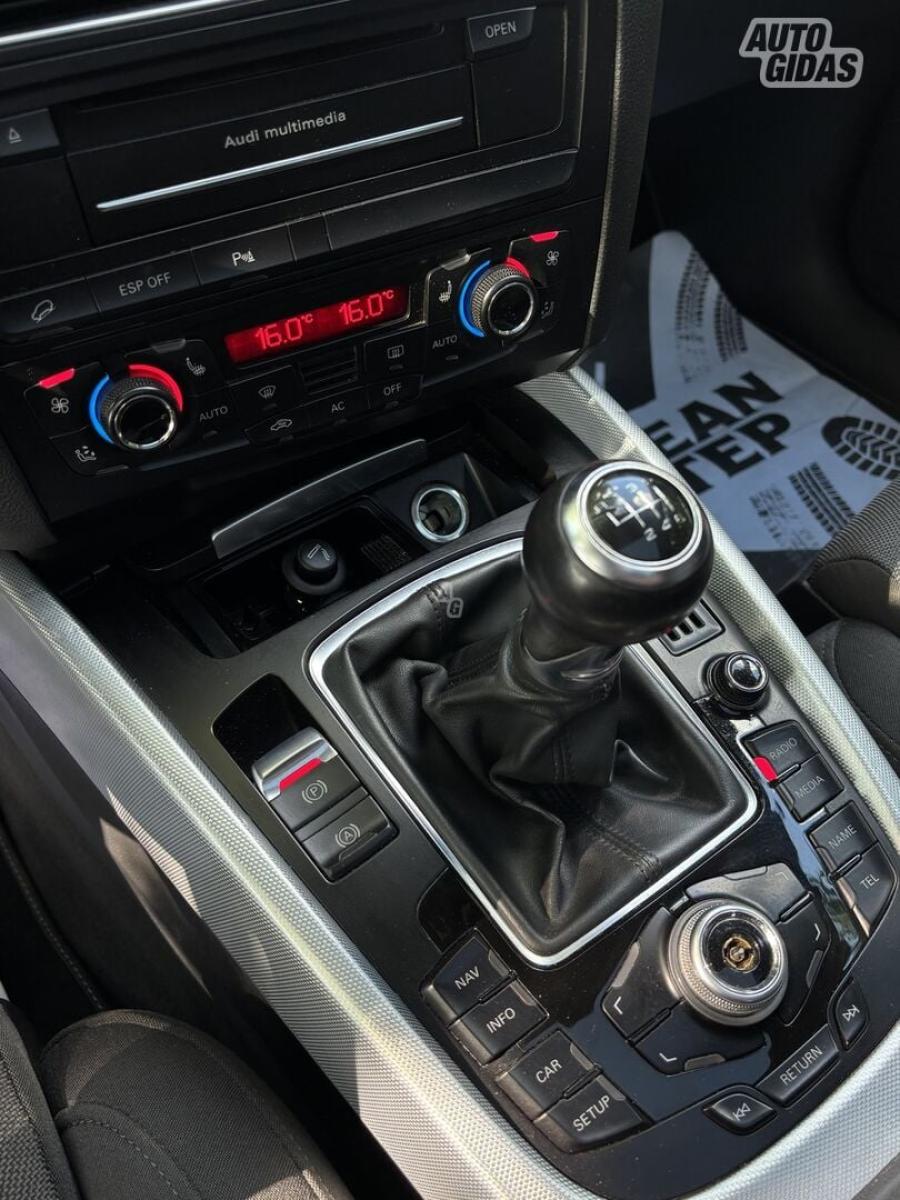 Black Audi Q5 2009 in Utena, with an engine capacity of 2.00 L and mileage of 303 thousand km for 7950 €, photo 16 on AUTOMOTO.COM.LV