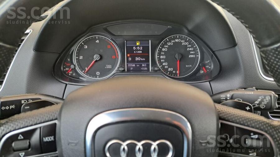 Black Audi Q5 2009 in Ogre, with an engine capacity of 2.00 L and mileage of 273 thousand km for 8950 €, photo 17 on AUTOMOTO.COM.LV