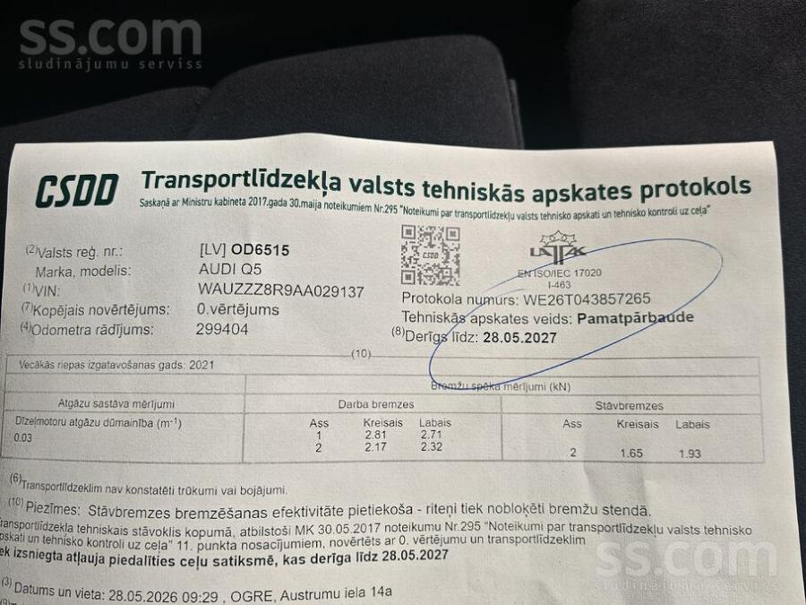 Melns Audi Q5 2009 Rīga, ar dzinēja tilpumu 2.00 L un nobraukumu 296 tūkst. km par 8990 €, foto 25 vietnē AUTOMOTO.COM.LV