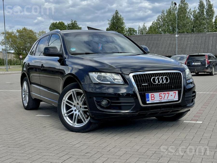 Melns Audi Q5 2009 Cēsis, ar dzinēja tilpumu 3.00 L un nobraukumu 287 tūkst. km par 7950 €, foto 1 vietnē AUTOMOTO.COM.LV