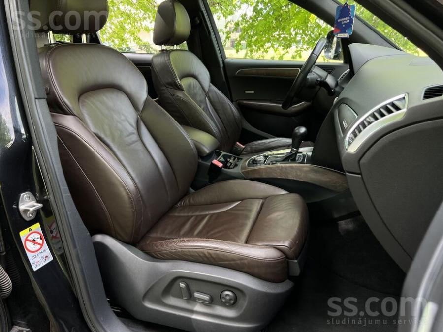 Melns Audi Q5 2009 Cēsis, ar dzinēja tilpumu 3.00 L un nobraukumu 287 tūkst. km par 7950 €, foto 12 vietnē AUTOMOTO.COM.LV