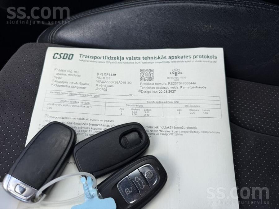 Melns Audi Q5 2009 Rēzekne, ar dzinēja tilpumu 3.00 L un nobraukumu 0 tūkst. km par 8950 €, foto 21 vietnē AUTOMOTO.COM.LV