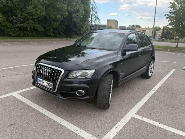 Melns Audi Q5 2009 Alīta, ar dzinēja tilpumu 2.97 L un nobraukumu 272 tūkst. km par 9000 €, foto 1 vietnē AUTOMOTO.COM.LV