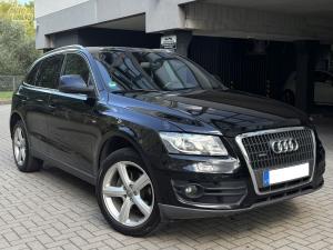 Melns Audi Q5 2009 Kauņa, ar dzinēja tilpumu 2.00 L un nobraukumu 300 tūkst. km par 6000 €, foto  vietnē AUTOMOTO.COM.LV
