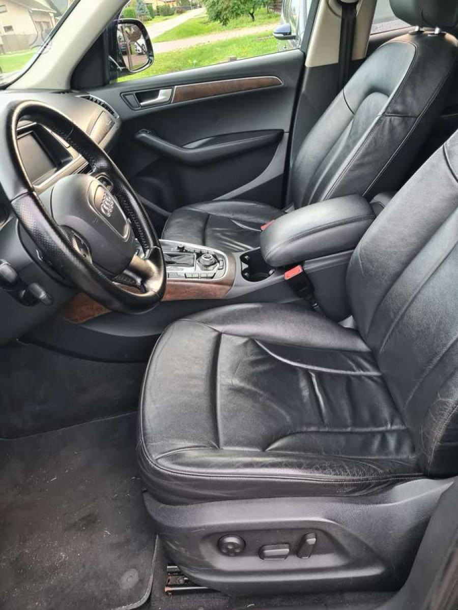 Black Audi Q5 2009 in Kaisiadorys, with an engine capacity of 1.97 L and mileage of 365 thousand km for 6250 €, photo 17 on AUTOMOTO.COM.LV