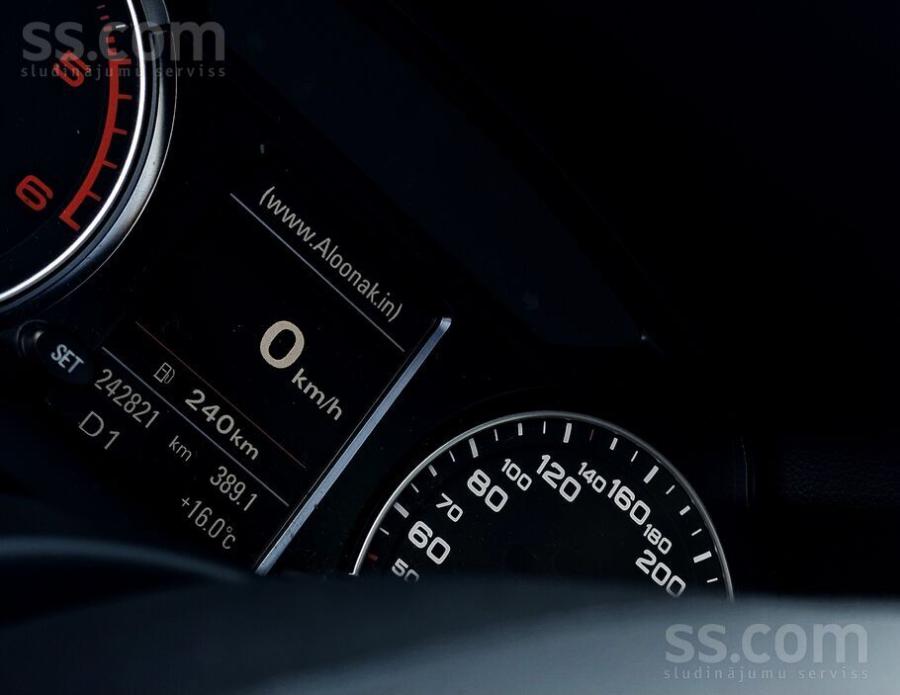 Black Audi Q5 2009 in Jelgava, with an engine capacity of 3.00 L and mileage of 246 thousand km for 9690 €, photo 22 on AUTOMOTO.COM.LV