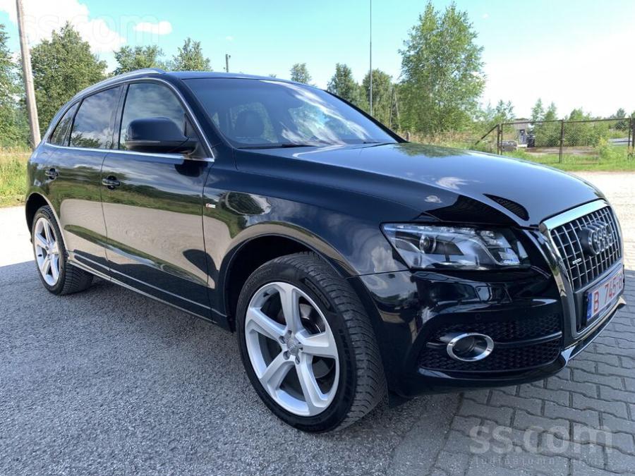 Black Audi Q5 2010 in Ogre, with an engine capacity of 2.00 L and mileage of 218 thousand km for 10570 €, photo 1 on AUTOMOTO.COM.LV