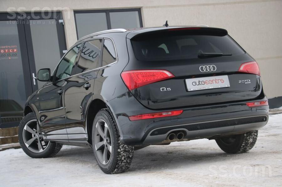 Black Audi Q5 2010 in Tukums, with an engine capacity of 2.00 L and mileage of 205 thousand km for 11658 €, photo 3 on AUTOMOTO.COM.LV