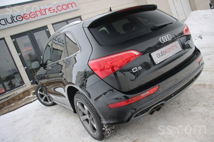 Black Audi Q5 2010 in Tukums, with an engine capacity of 2.00 L and mileage of 205 thousand km for 11658 €, photo 4 on AUTOMOTO.COM.LV