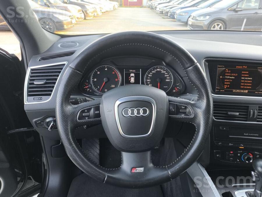 Black Audi Q5 2010 in Riga, with an engine capacity of 3.00 L and mileage of 249 thousand km for 9200 €, photo 17 on AUTOMOTO.COM.LV