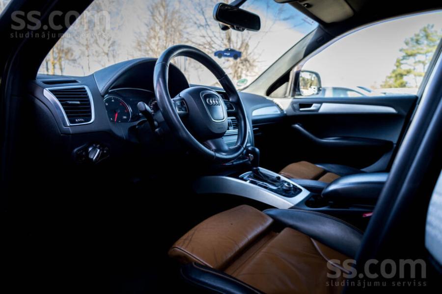 Black Audi Q5 2010 in Riga, with an engine capacity of 3.00 L and mileage of 347 thousand km for 9990 €, photo 10 on AUTOMOTO.COM.LV
