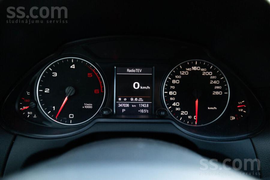 Black Audi Q5 2010 in Riga, with an engine capacity of 3.00 L and mileage of 347 thousand km for 9990 €, photo 26 on AUTOMOTO.COM.LV