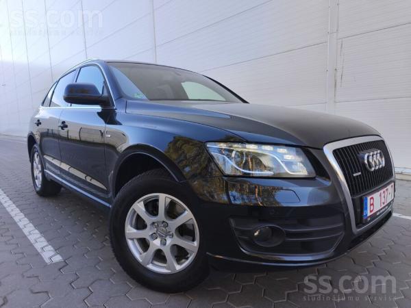 Black Audi Q5 2010 in Riga, with an engine capacity of 3.00 L and mileage of 0 thousand km for 9000 €, photo 1 on AUTOMOTO.COM.LV