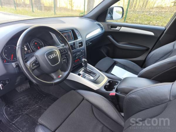 Black Audi Q5 2010 in Riga, with an engine capacity of 3.00 L and mileage of 0 thousand km for 9000 €, photo 8 on AUTOMOTO.COM.LV
