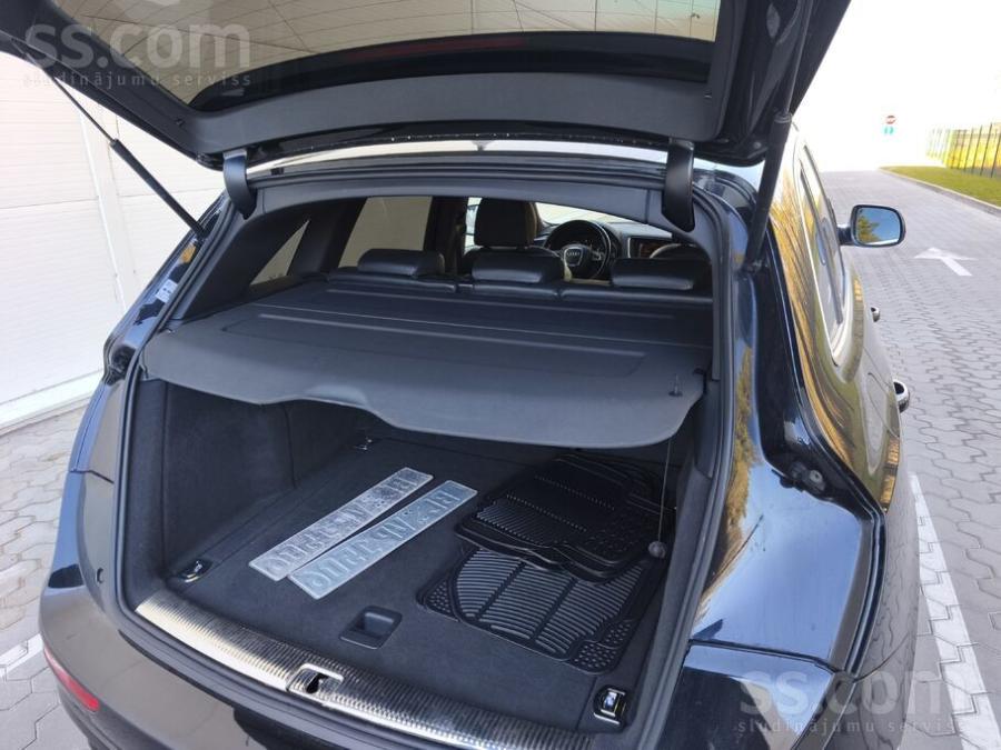 Black Audi Q5 2010 in Riga, with an engine capacity of 3.00 L and mileage of 0 thousand km for 9000 €, photo 19 on AUTOMOTO.COM.LV