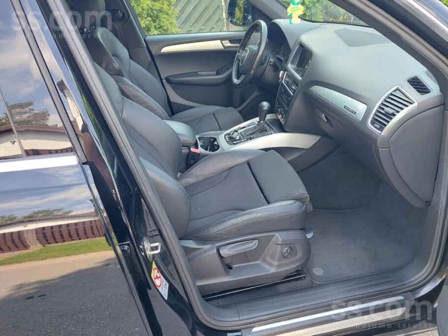 Black Audi Q5 2010 in Riga, with an engine capacity of 3.00 L and mileage of 0 thousand km for 8695 €, photo 14 on AUTOMOTO.COM.LV