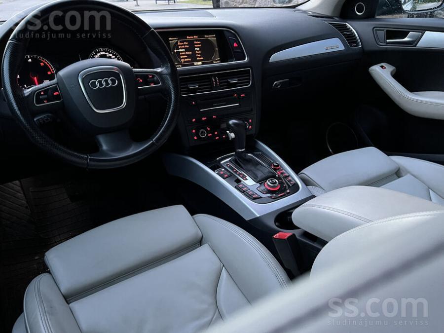 Black Audi Q5 2010 in Rezekne, with an engine capacity of 3.00 L and mileage of 244 thousand km for 11200 €, photo 5 on AUTOMOTO.COM.LV