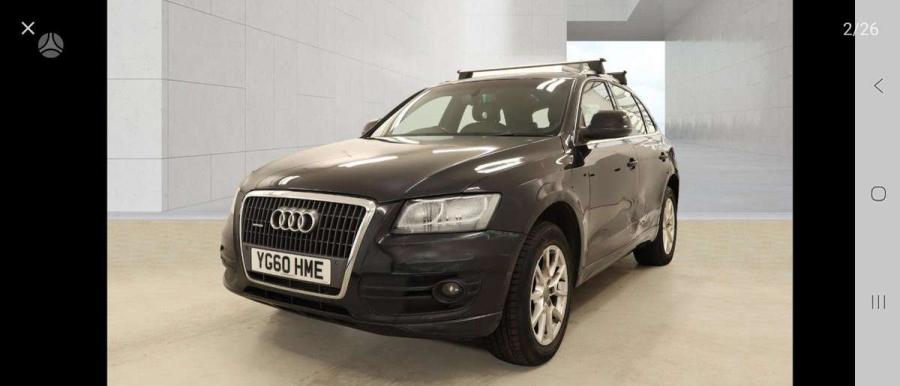 Melns Audi Q5 2010 Panevēža, ar dzinēja tilpumu 1.97 L un nobraukumu 172 tūkst. km par 2750 €, foto 4 vietnē AUTOMOTO.COM.LV