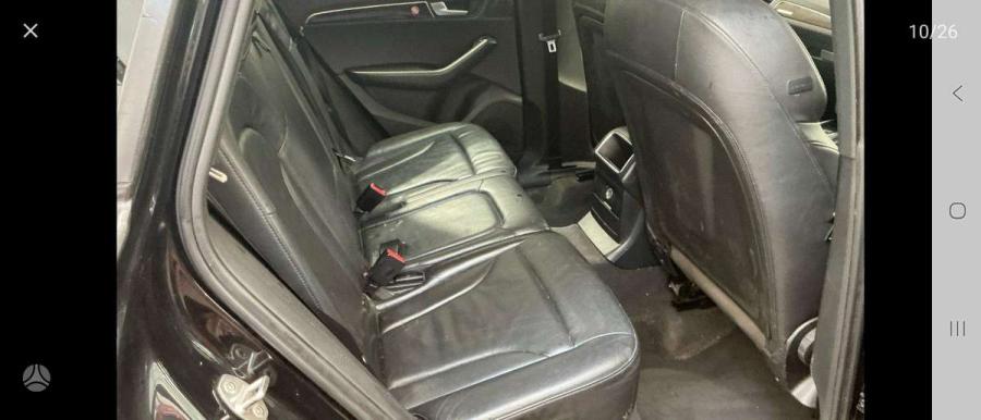 Melns Audi Q5 2010 Panevēža, ar dzinēja tilpumu 1.97 L un nobraukumu 172 tūkst. km par 2750 €, foto 5 vietnē AUTOMOTO.COM.LV