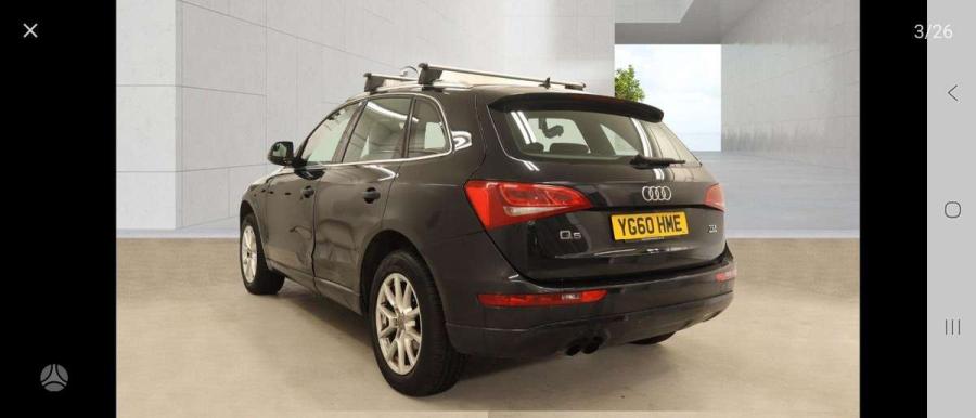 Melns Audi Q5 2010 Panevēža, ar dzinēja tilpumu 1.97 L un nobraukumu 172 tūkst. km par 2750 €, foto 6 vietnē AUTOMOTO.COM.LV
