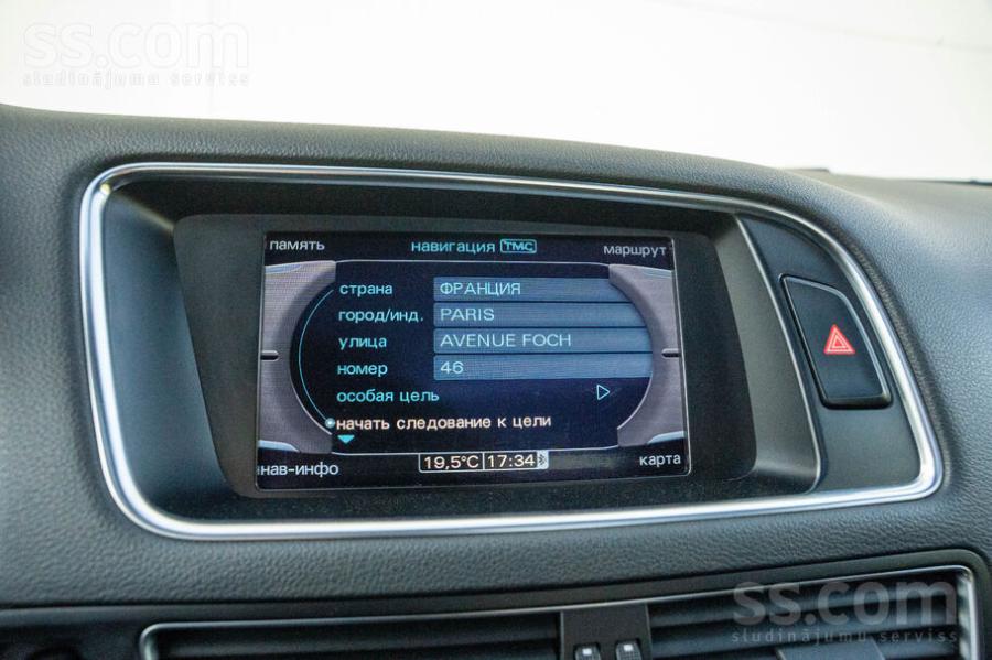 Black Audi Q5 2010 in Riga, with an engine capacity of 3.00 L and mileage of 219 thousand km for 10650 €, photo 32 on AUTOMOTO.COM.LV