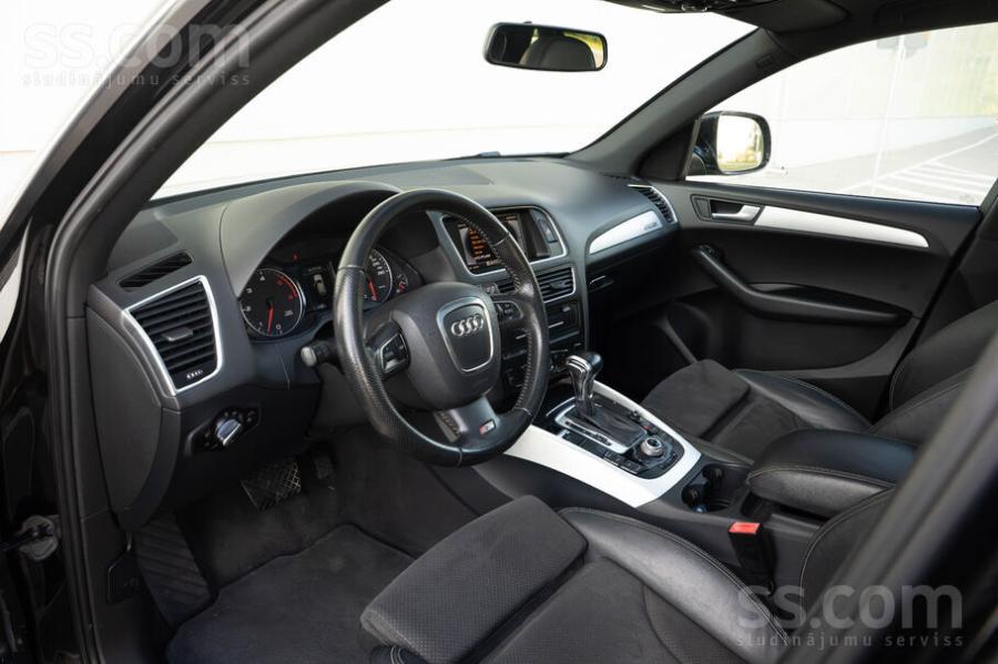 Black Audi Q5 2010 in Riga, with an engine capacity of 3.00 L and mileage of 219 thousand km for 10650 €, photo 19 on AUTOMOTO.COM.LV