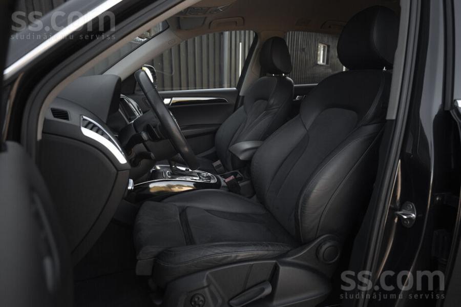 Black Audi Q5 2011 in Jelgava, with an engine capacity of 2.00 L and mileage of 283 thousand km for 9200 €, photo 17 on AUTOMOTO.COM.LV