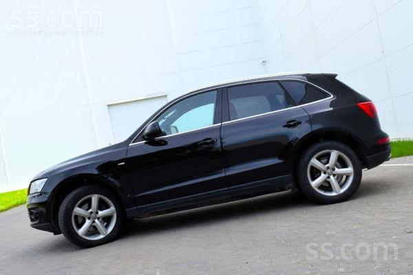 Black Audi Q5 2011 in Riga, with an engine capacity of 3.00 L and mileage of 265 thousand km for 10950 €, photo 2 on AUTOMOTO.COM.LV