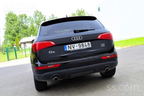 Black Audi Q5 2011 in Riga, with an engine capacity of 3.00 L and mileage of 265 thousand km for 10950 €, photo 5 on AUTOMOTO.COM.LV