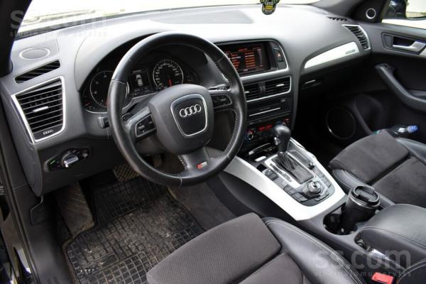 Black Audi Q5 2011 in Riga, with an engine capacity of 3.00 L and mileage of 265 thousand km for 10950 €, photo 7 on AUTOMOTO.COM.LV