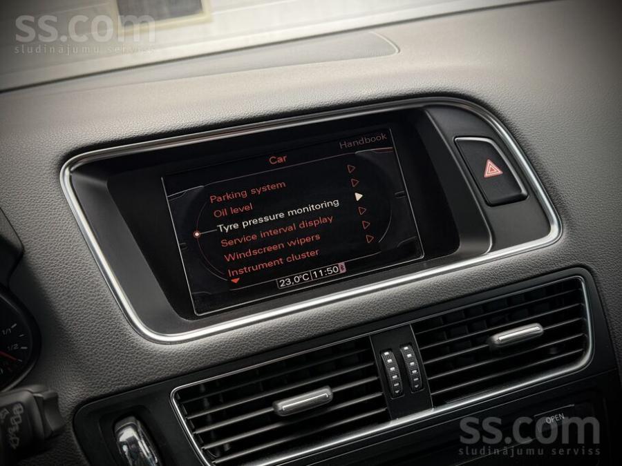 Black Audi Q5 2011 in Tukums, with an engine capacity of 2.00 L and mileage of 188 thousand km for 10500 €, photo 16 on AUTOMOTO.COM.LV