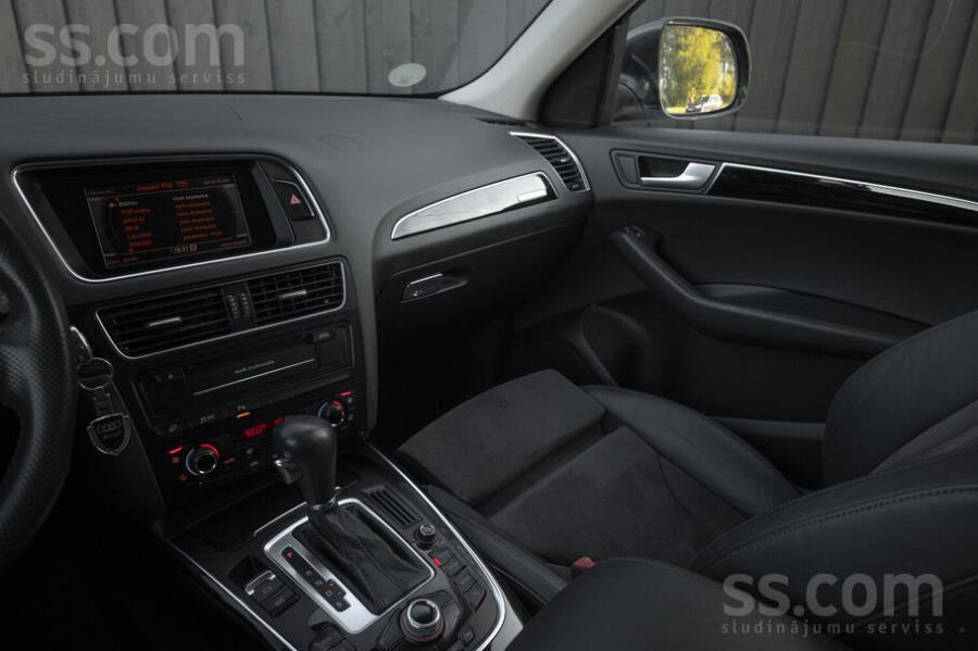 Black Audi Q5 2011 in Jelgava, with an engine capacity of 2.00 L and mileage of 283 thousand km for 9200 €, photo 13 on AUTOMOTO.COM.LV