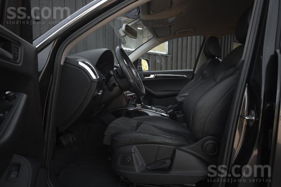 Black Audi Q5 2011 in Jelgava, with an engine capacity of 2.00 L and mileage of 283 thousand km for 9200 €, photo 16 on AUTOMOTO.COM.LV
