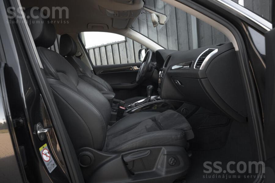 Black Audi Q5 2011 in Jelgava, with an engine capacity of 2.00 L and mileage of 283 thousand km for 9200 €, photo 18 on AUTOMOTO.COM.LV
