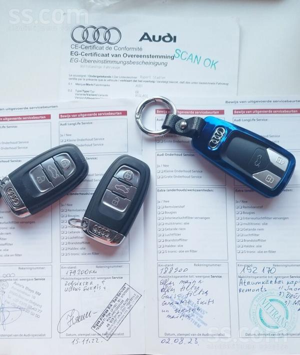 Black Audi Q5 2011 in Riga, with an engine capacity of 2.00 L and mileage of 215 thousand km for 9800 €, photo 6 on AUTOMOTO.COM.LV