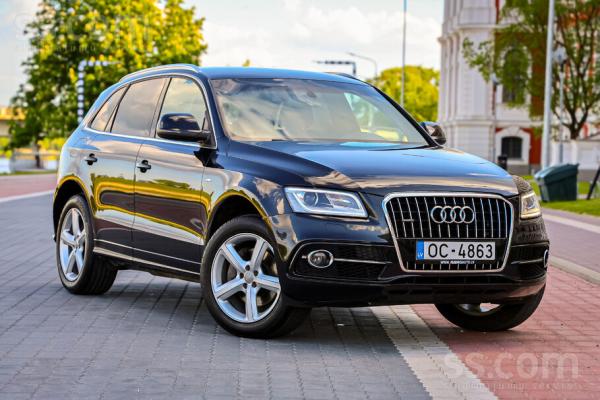 Black Audi Q5 2012 in Jelgava, with an engine capacity of 3.00 L and mileage of 0 thousand km for 13750 €, photo 3 on AUTOMOTO.COM.LV