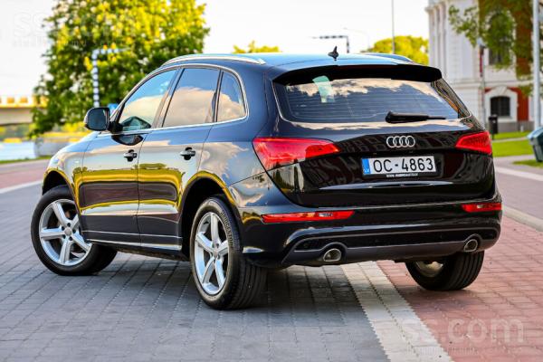 Black Audi Q5 2012 in Jelgava, with an engine capacity of 3.00 L and mileage of 0 thousand km for 13750 €, photo 7 on AUTOMOTO.COM.LV