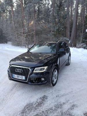 Black Audi Q5 2012 in Prienai, with an engine capacity of 2.97 L and mileage of 217 thousand km for 5500 €, photo 17 on AUTOMOTO.COM.LV