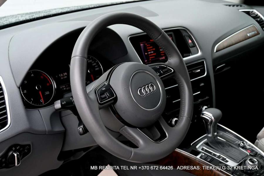 Black Audi Q5 2012 in Kretinga, with an engine capacity of 2.97 L and mileage of 262 thousand km for 10999 €, photo 20 on AUTOMOTO.COM.LV