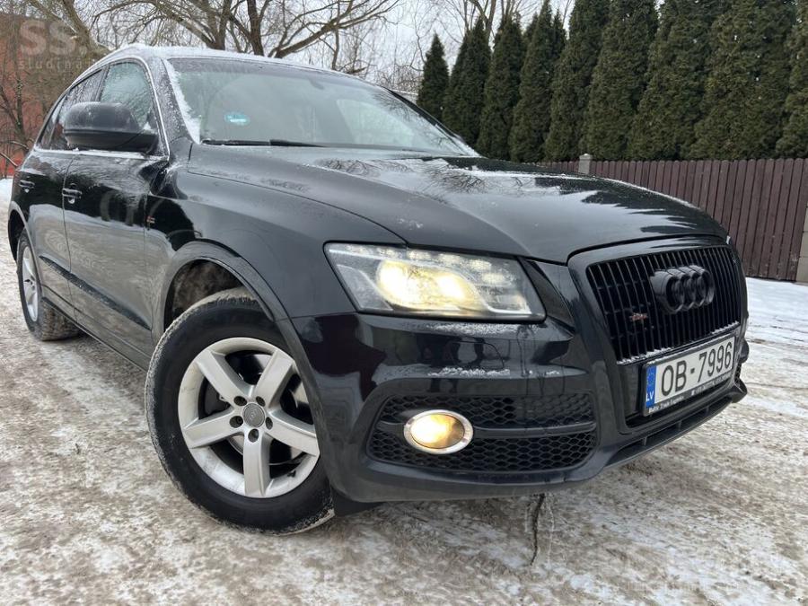 Black Audi Q5 2012 in Riga, with an engine capacity of 3.00 L and mileage of 287 thousand km for 10550 €, photo 1 on AUTOMOTO.COM.LV