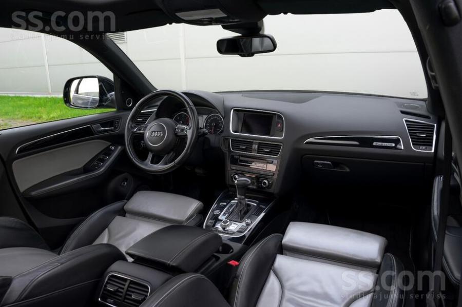 Black Audi Q5 2012 in Riga, with an engine capacity of 3.00 L and mileage of 0 thousand km for 14500 €, photo 17 on AUTOMOTO.COM.LV