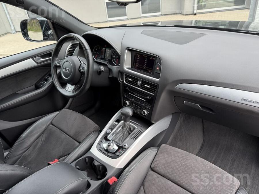 Black Audi Q5 2012 in Jurmala, with an engine capacity of 3.00 L and mileage of 0 thousand km for 13950 €, photo 22 on AUTOMOTO.COM.LV