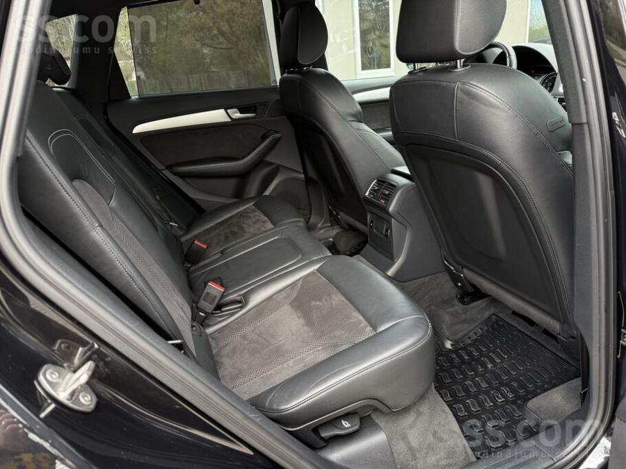 Black Audi Q5 2012 in Jurmala, with an engine capacity of 3.00 L and mileage of 0 thousand km for 13950 €, photo 25 on AUTOMOTO.COM.LV