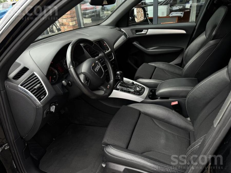 Melns Audi Q5 2012 Talsi, ar dzinēja tilpumu 2.00 L un nobraukumu 217 tūkst. km par 12800 €, foto 10 vietnē AUTOMOTO.COM.LV