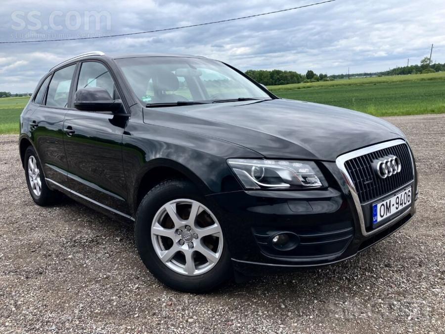 Black Audi Q5 2012 in Talsi, with an engine capacity of 2.00 L and mileage of 234 thousand km for 11999 €, photo 1 on AUTOMOTO.COM.LV