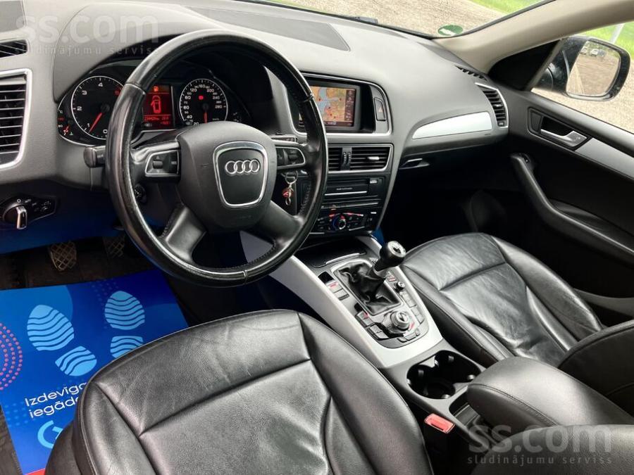 Black Audi Q5 2012 in Talsi, with an engine capacity of 2.00 L and mileage of 234 thousand km for 11999 €, photo 14 on AUTOMOTO.COM.LV