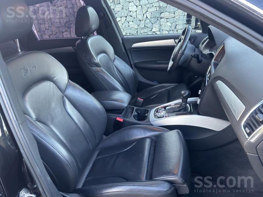 Black Audi Q5 2012 in Rezekne, with an engine capacity of 2.00 L and mileage of 243 thousand km for 13700 €, photo 16 on AUTOMOTO.COM.LV