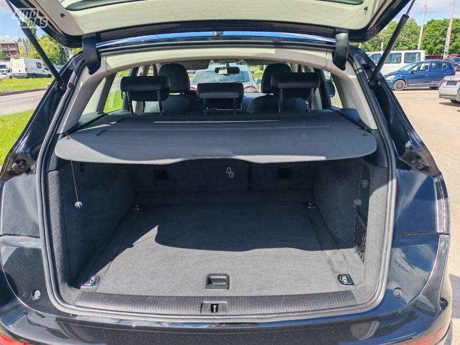 Melns Audi Q5 2012 Kauņa, ar dzinēja tilpumu 2.00 L un nobraukumu 246 tūkst. km par 10900 €, foto 13 vietnē AUTOMOTO.COM.LV