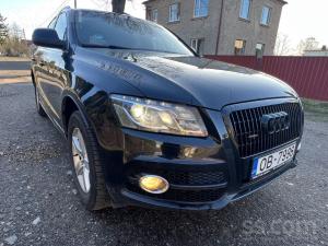 Black Audi Q5 2012 in Riga, with an engine capacity of 3.00 L and mileage of 287 thousand km for 10350 €, photo  on AUTOMOTO.COM.LV